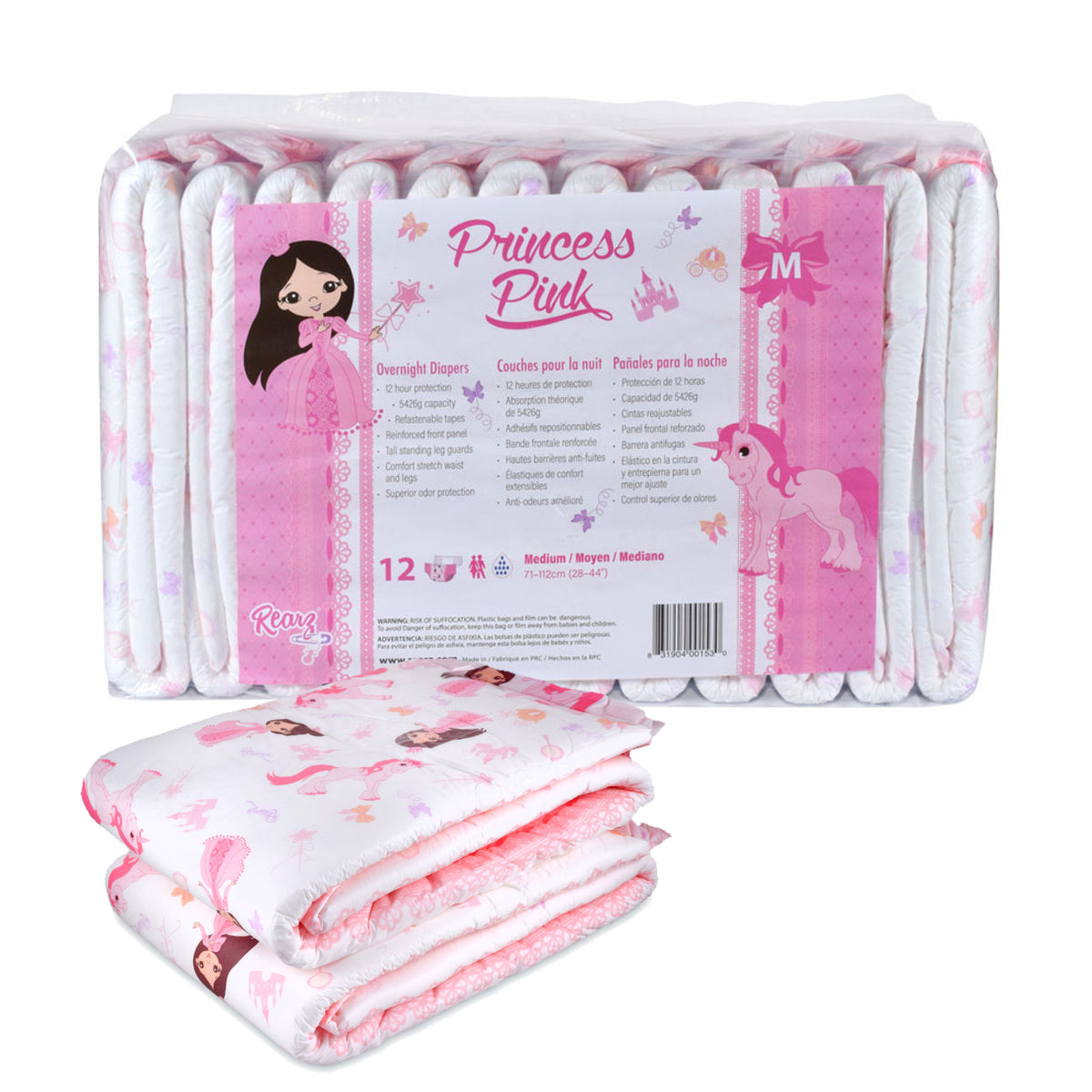 Princess Pink| Diapersharks.com